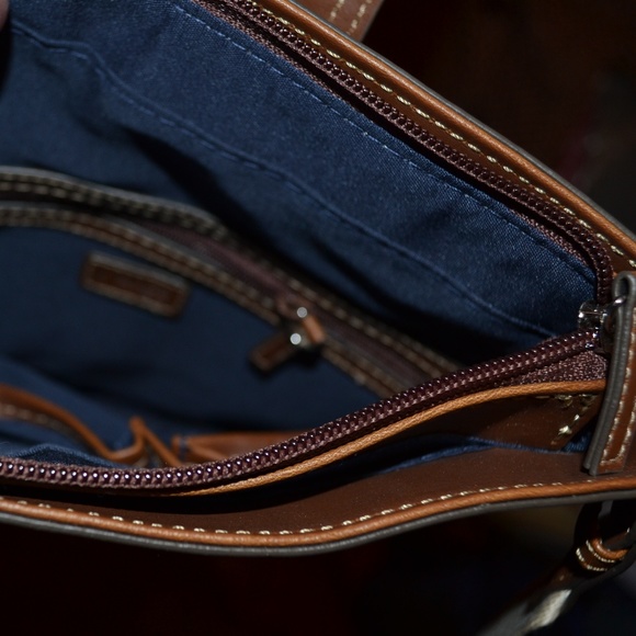 Chaps | Bags | Chaps Blue Striped Nautical Crossbody Bag Purse | Poshmark